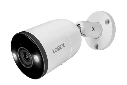 Lorex 4K Ultra HD Smart Deterrence IP Camera with Smart Motion Detection Plus (4-Pack) E893AB-4PK
