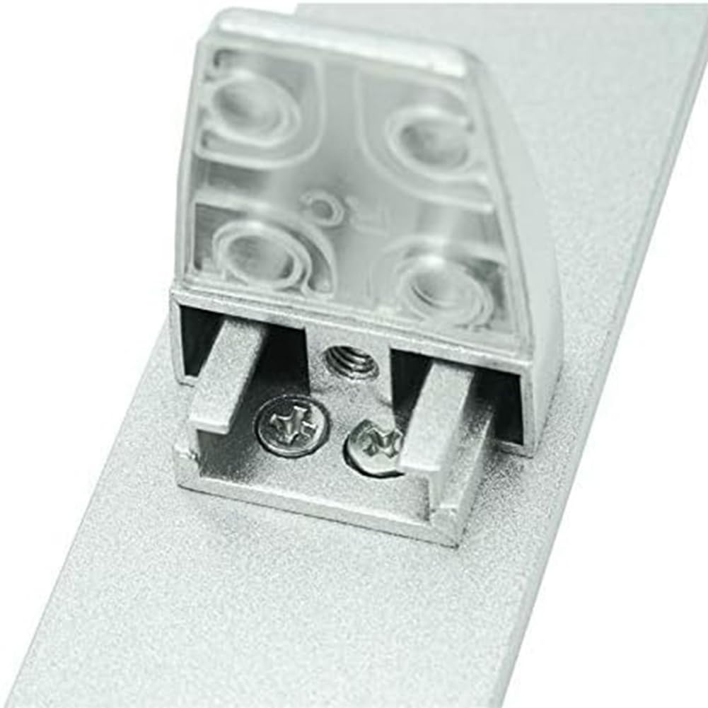 Pomojonbi Sneeze Guard Clamp Bracket, T-Shaped Desk Partition Clamp with Freestanding Base for Organic Glass or Acrylic Panel