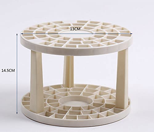 Youfui 49 Holes Paint Brush Holder Stand-Artist Paint & Makeup Brushes Holder for Pens, Pencils or Small Tools