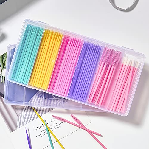 Jutieuo 2 Pack Clear Plastic Storage Containers Box - Visible Cosmetic Tools Storage Box - Makeup Tools Fishing Tackle Accessory Box Organizer - Organizer Box for Bead Jewelry Screws DIY Crafts