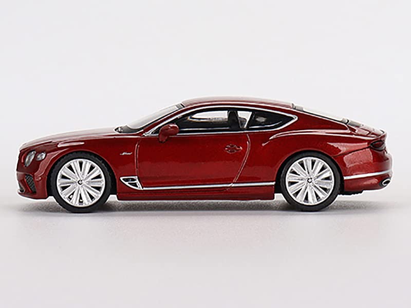 2022 Bentley Continental GT Speed Candy Red Limited Edition to 1200 Pieces Worldwide 1/64 Diecast Model Car by True Scale Miniatures MGT00420