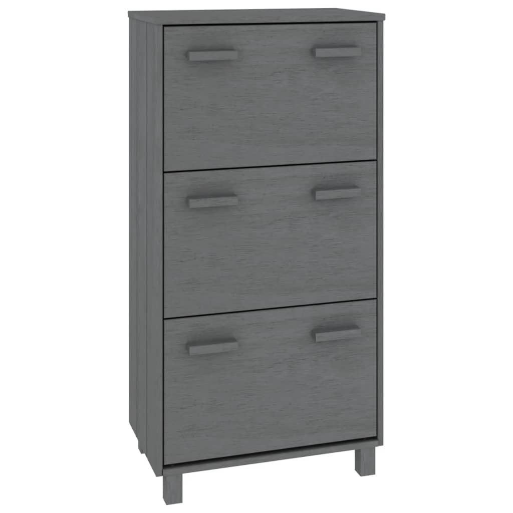 WEMYUFURN Shoe Cabinet Solid Wood Pine - Space-Saving Shoe Organizer - Shoe Rack for Closet, Entryway or Bedroom