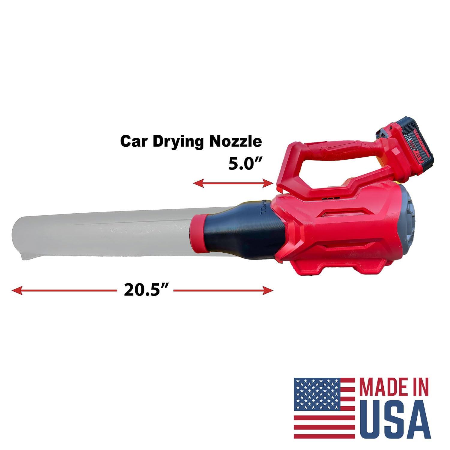 Car Drying Nozzle for Craftsman 20V Max 340 CFM Blower Leaf Blower Nozzle Tip