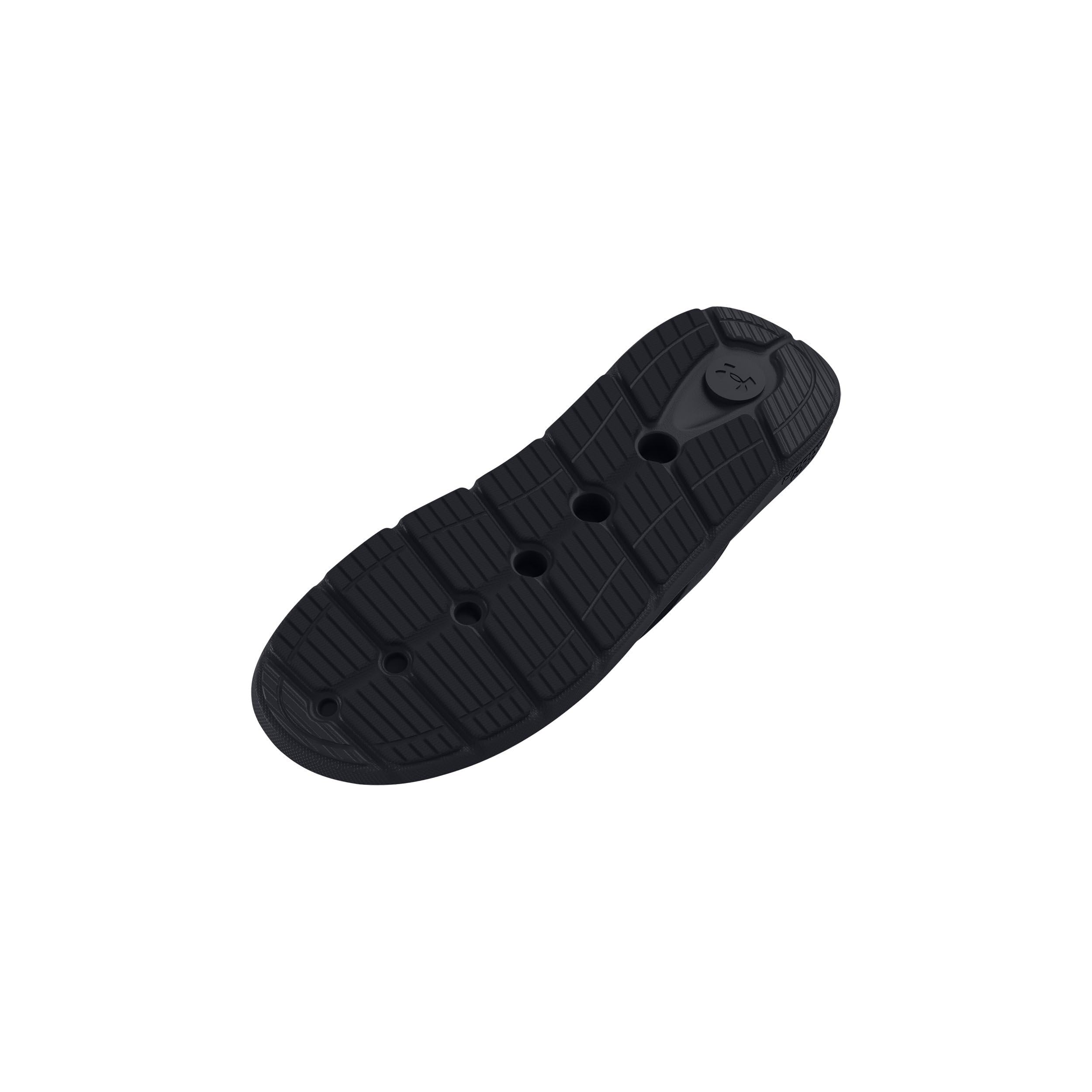 Under Armour Men's Ignite Pro Flip Flop, (001) Black/Black/White, 10, US
