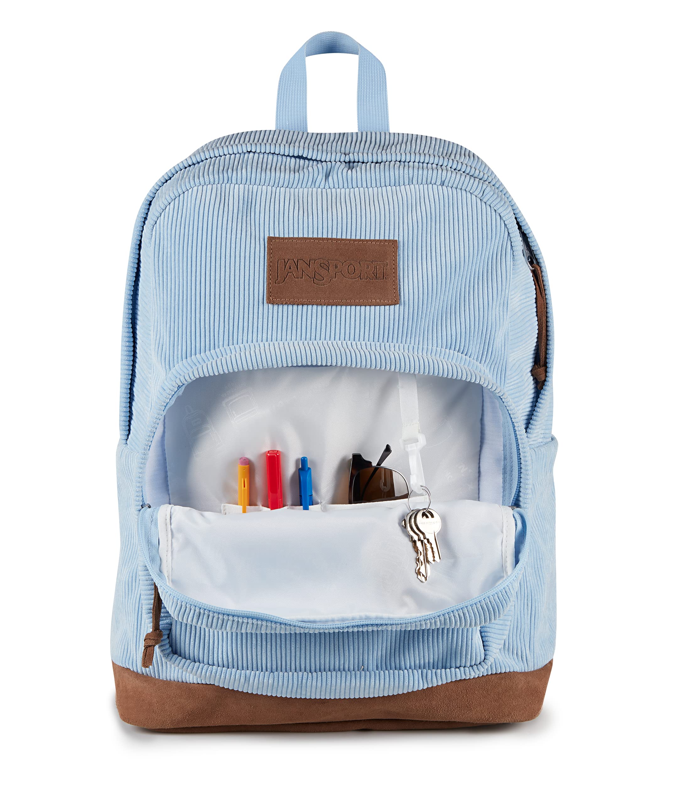 JanSport Right Pack Expressions Backpack - Travel, Work, or Laptop Bag - Hydrangea Corduroy