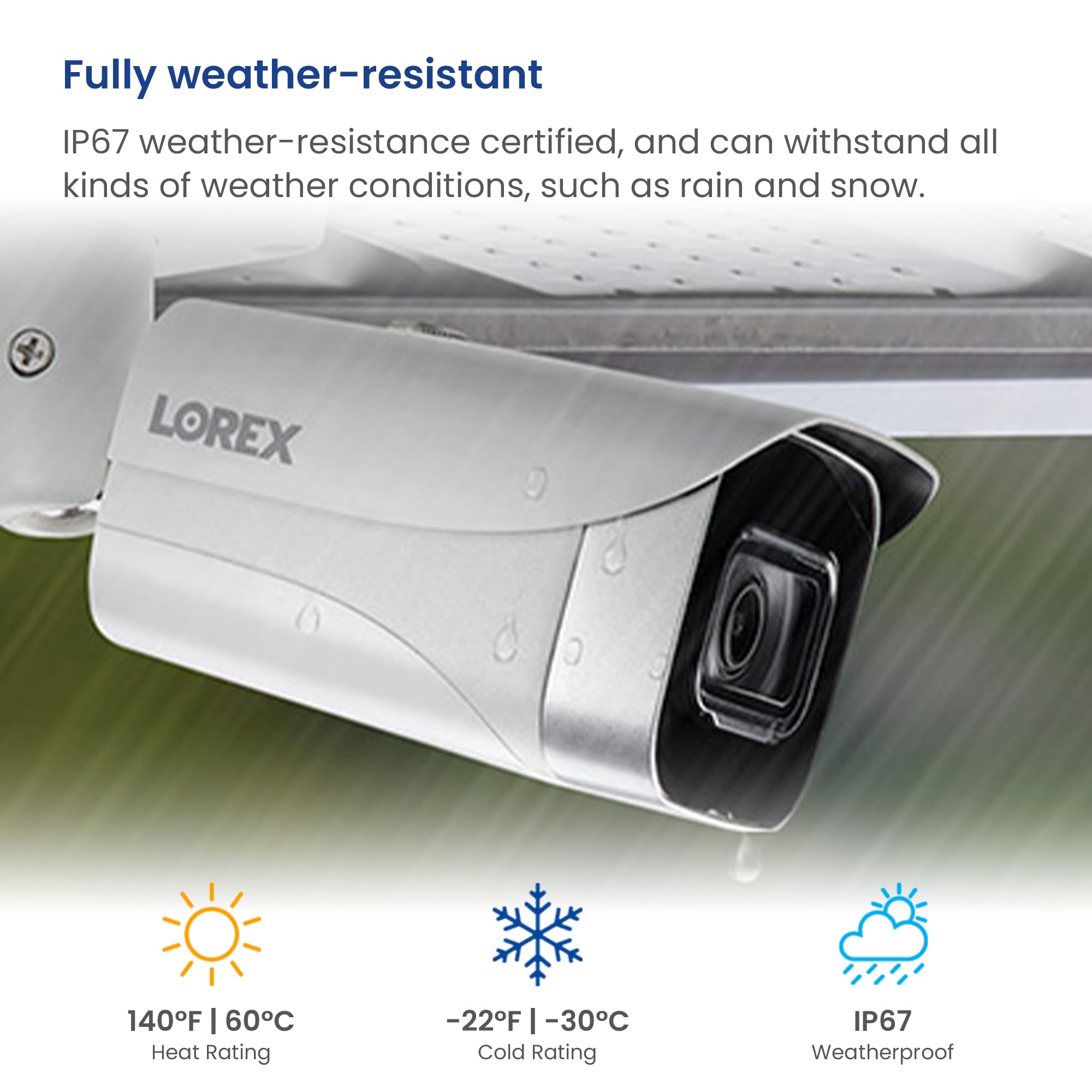 Lorex 4K Fusion 16-Channel (8 Wired + 8 Wi-Fi) 2TB NVR System with 5 Bullet Cameras