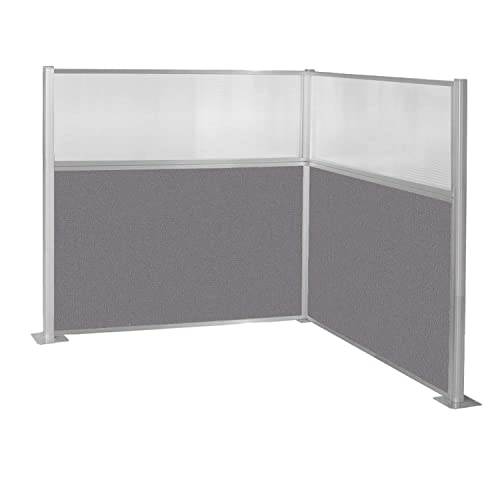 Versare Hush Panel Cubicle Kit | Workstation Partition Walls | Sound Dampening Cubicle Walls | Partitions for Desks