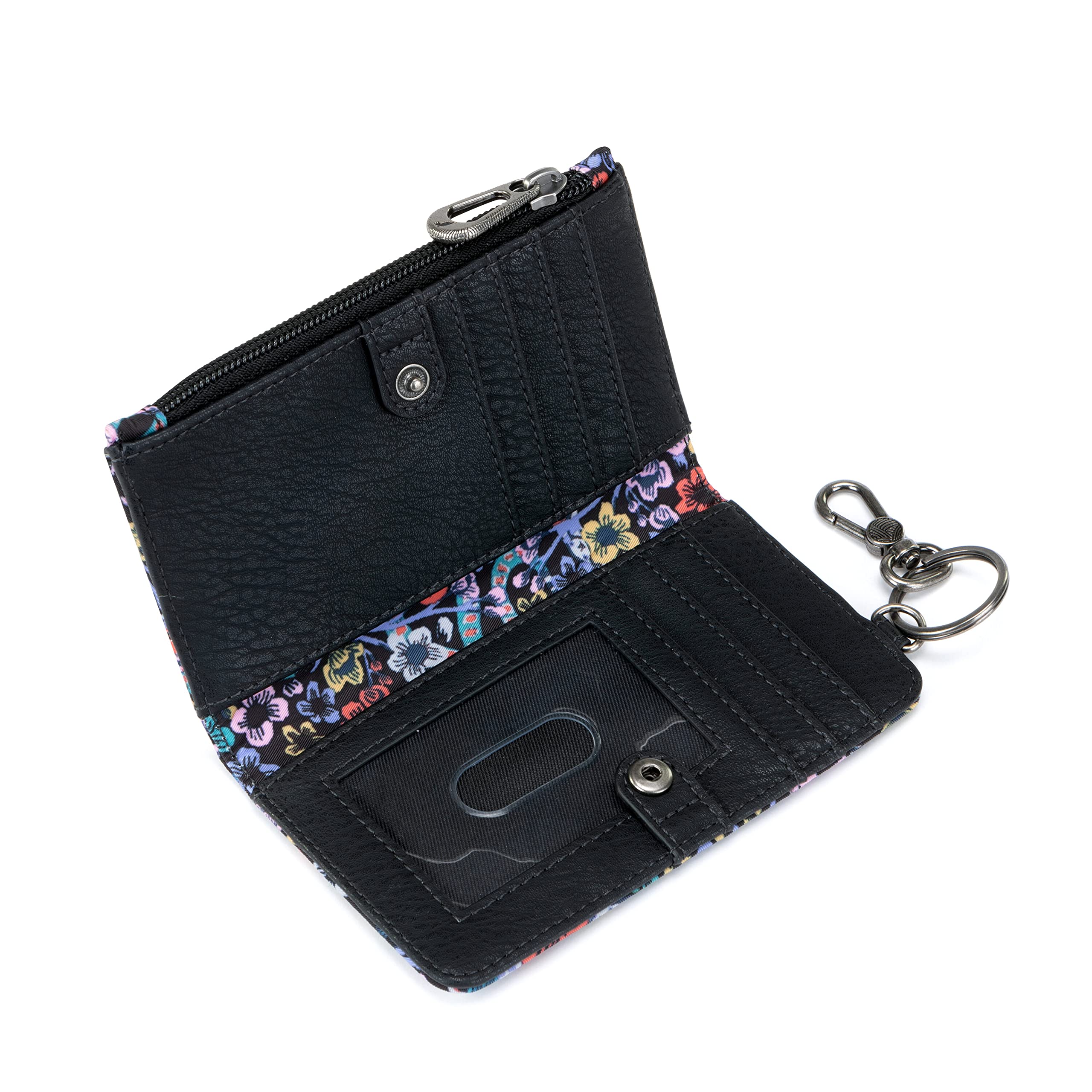 Sakroots Eco-Twill Encino Essential Wallet, Pink Mojave Canyon
