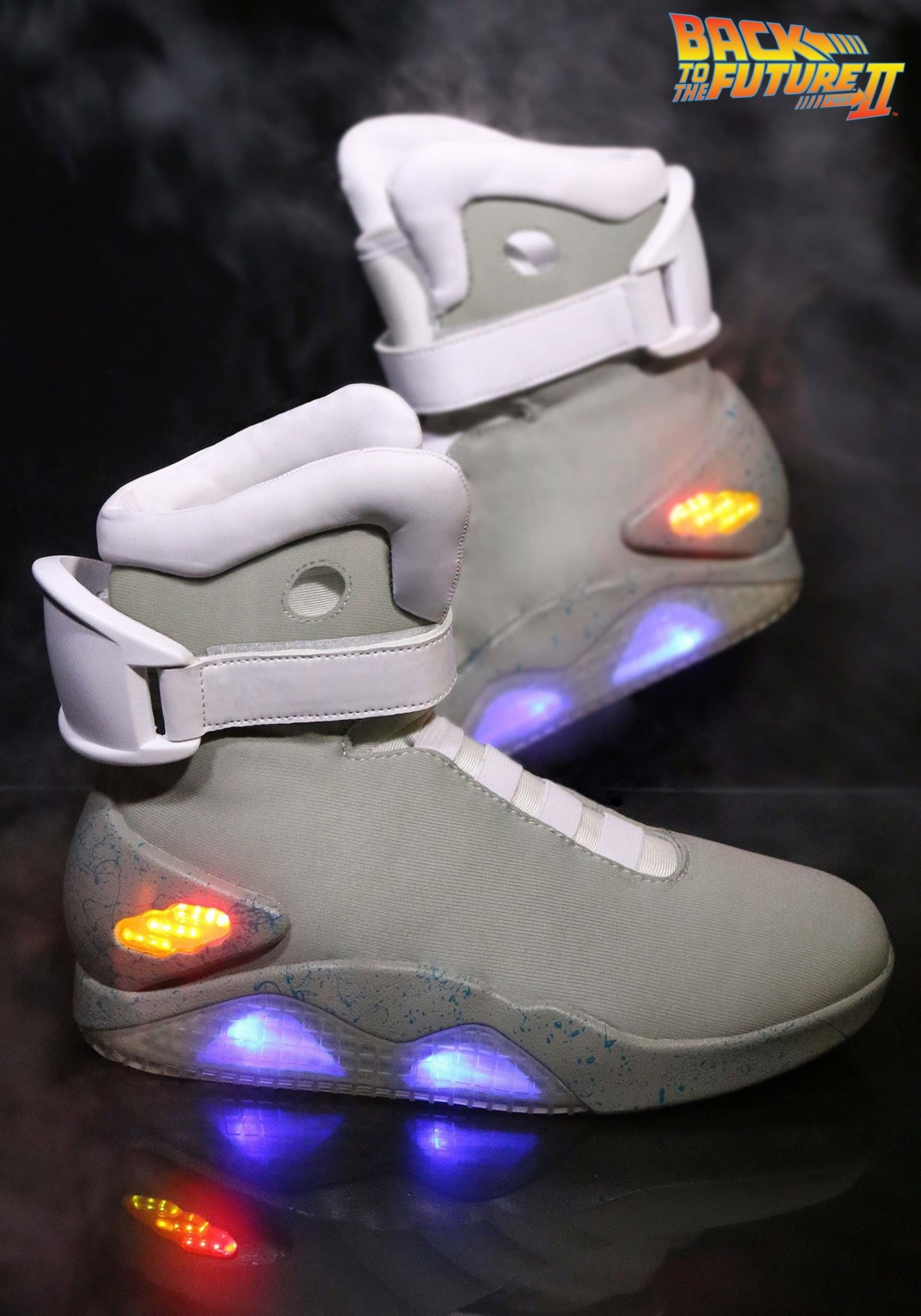 Fun Costumes Back to The Future 2 Adult Light Up Shoes Universal Studios Officially Licensed Size 9 Grey