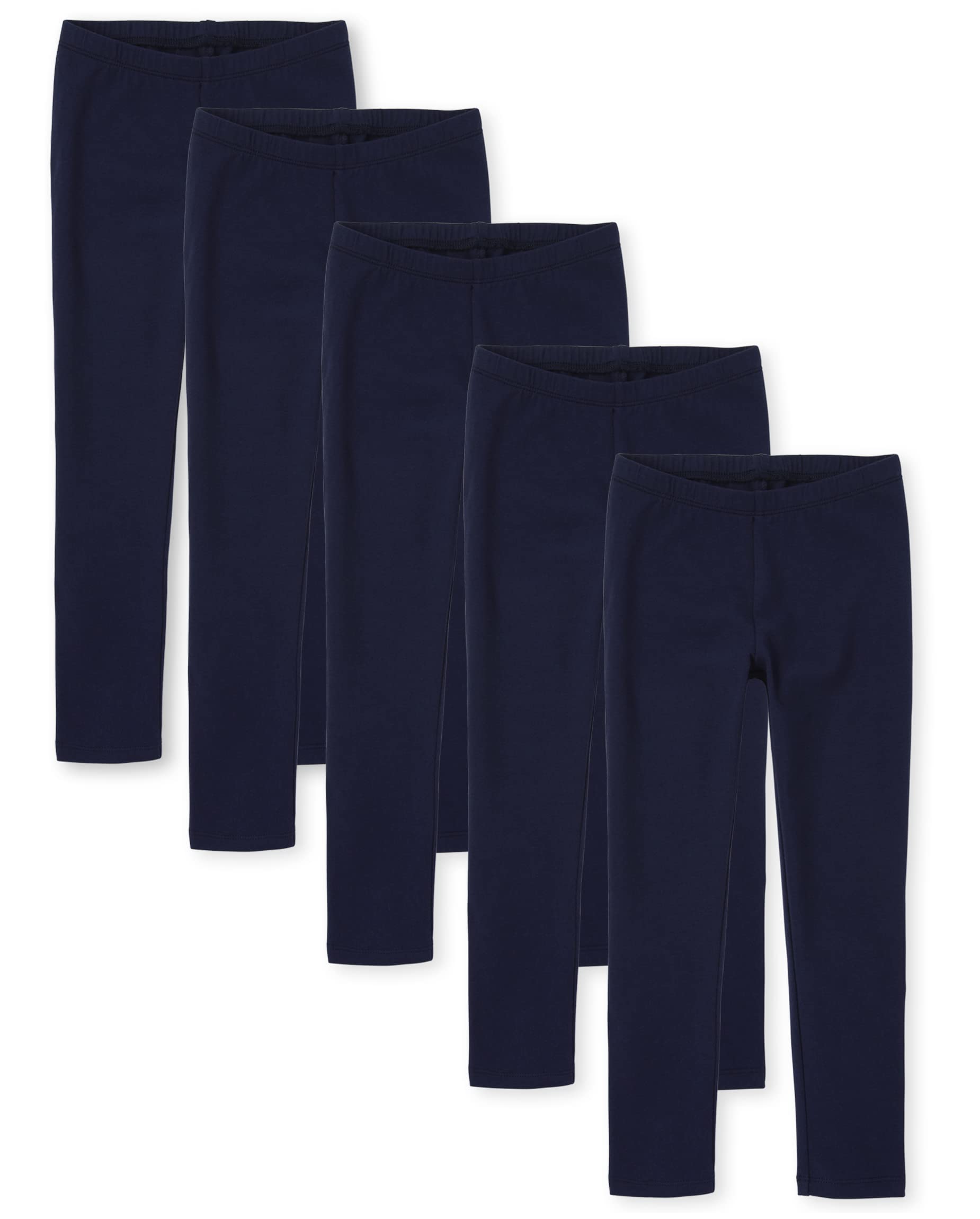 The Children's Place girls Leggings, Tidal 5 Pack, Medium US