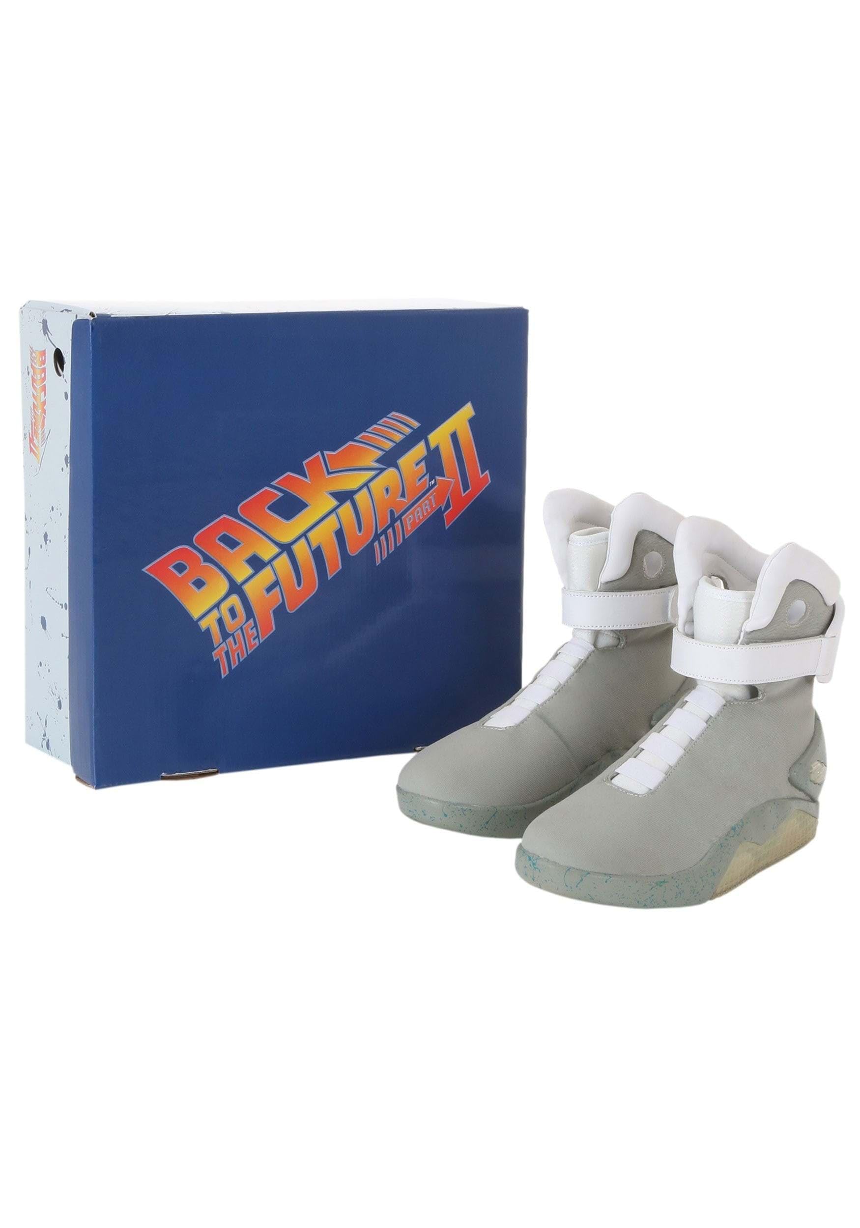 Fun Costumes Back to The Future 2 Adult Light Up Shoes Universal Studios Officially Licensed Size 9 Grey