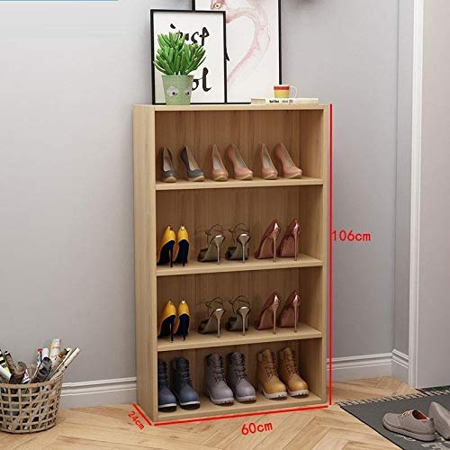 WFHTU Simple Shoe Rack, Simple Multi-layer Assembly, Economical Household Storage Shoe Cabinet, Multifunctional Shoe Rack, Space Saving (Color : D, Size : Large)