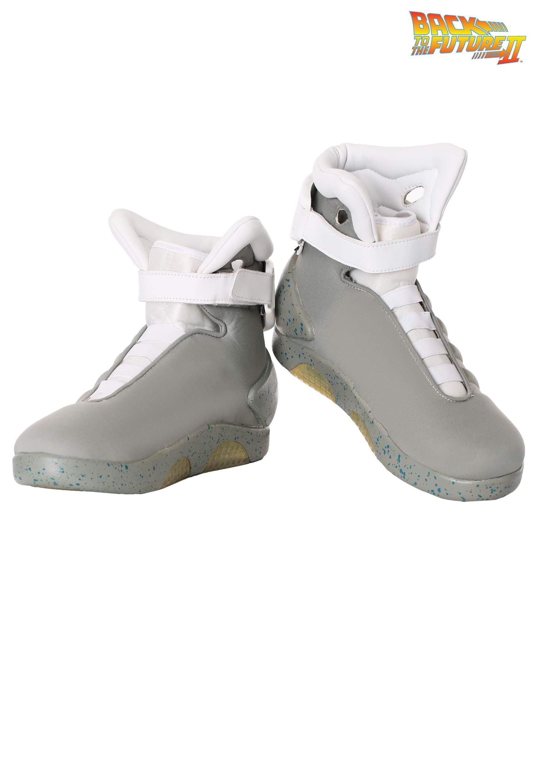 Fun Costumes Back to The Future 2 Adult Light Up Shoes Universal Studios Officially Licensed Size 9 Grey