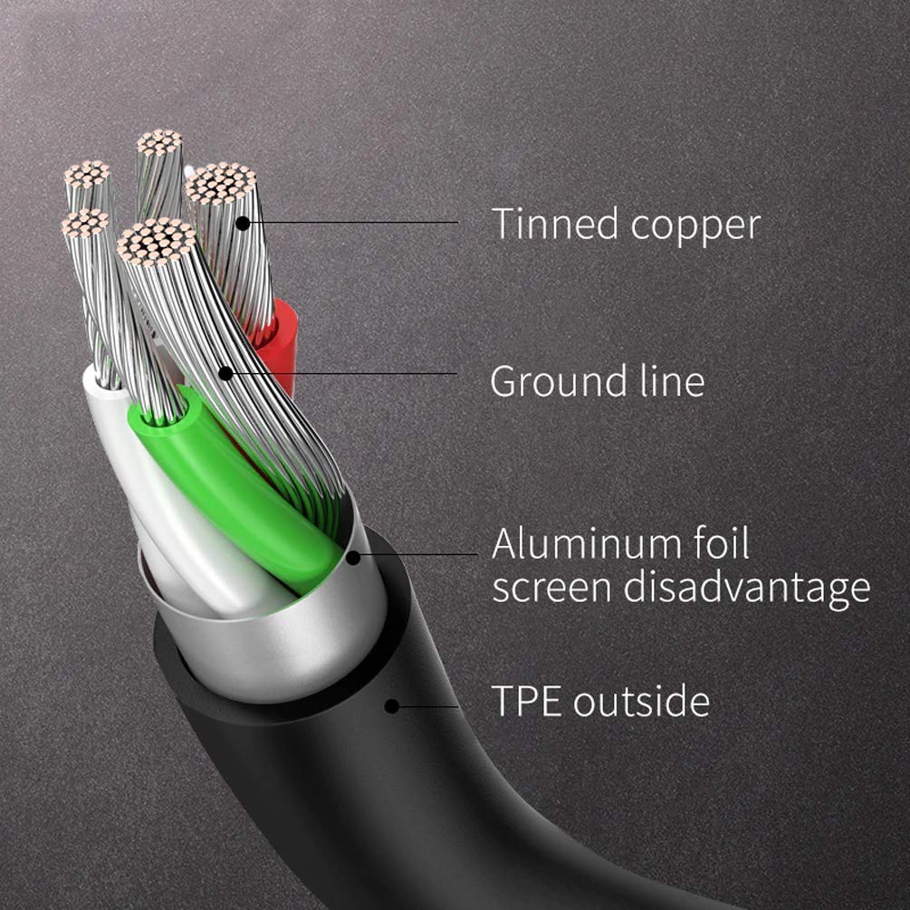 USB Type-C Data Cable Compatible with vivo V20 Fast 5Gbps Speeds! 1.2M/3.3Ft