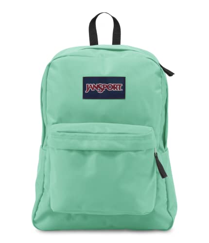 JanSport SuperBreak One Backpacks - Durable, Lightweight Bag with 1 Main Compartment, Front Utility Pocket with Built-in Organizer - Premium Backpack, Mint Chip