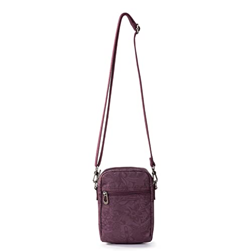 Sakroots Womens On the Go Mini Smartphone Crossbody, Plum Spirit Desert, One Size US