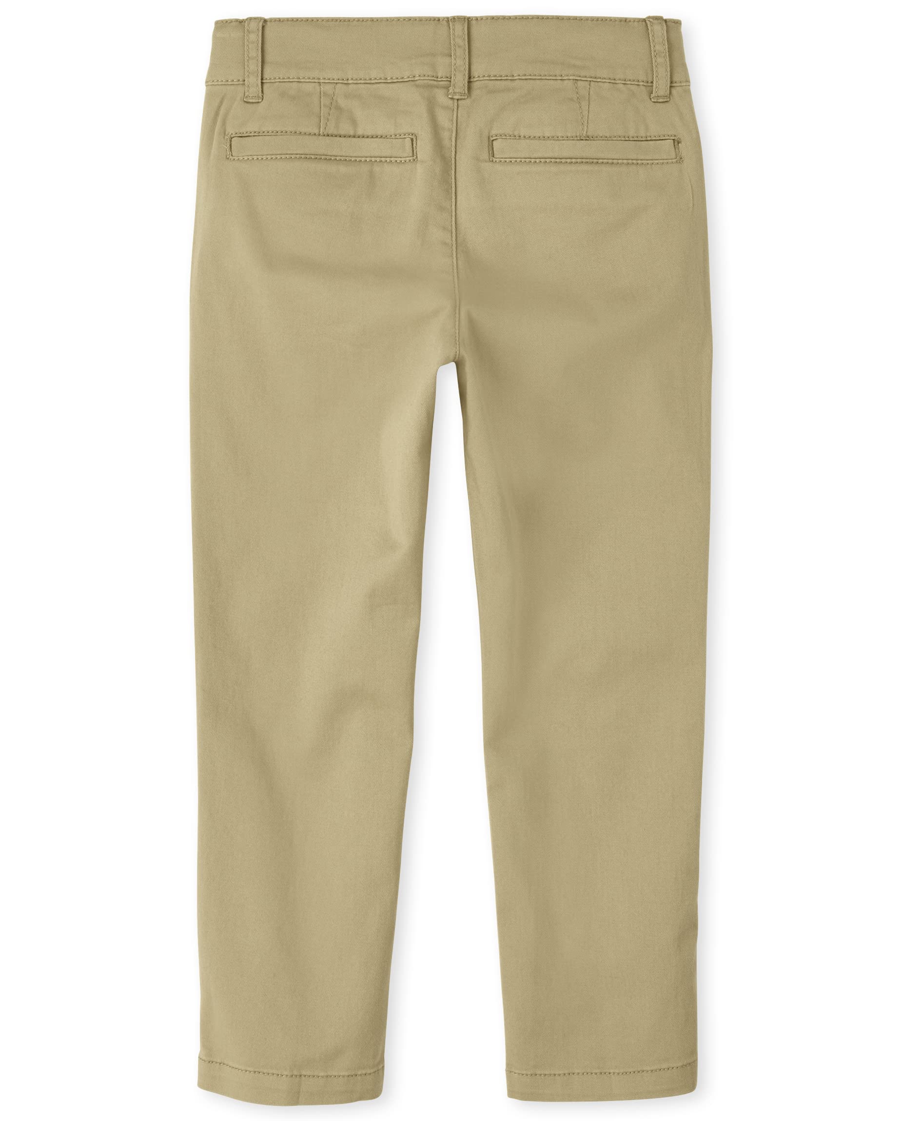 The Children's Place Boys Stretch Skinny Chino Pants,Flax Single,10