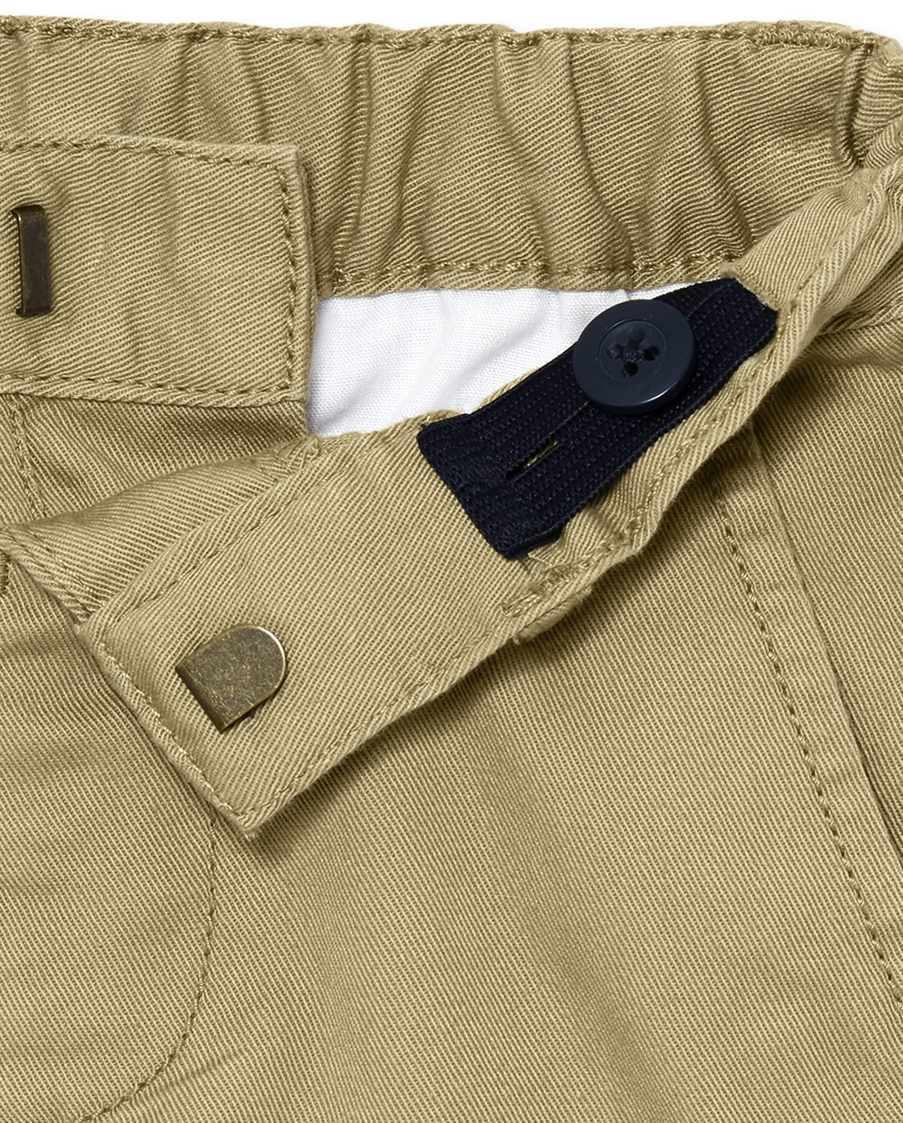 The Children's Place Baby Boys and Toddler Stretch Chino Pants, Flax Single, 3T US