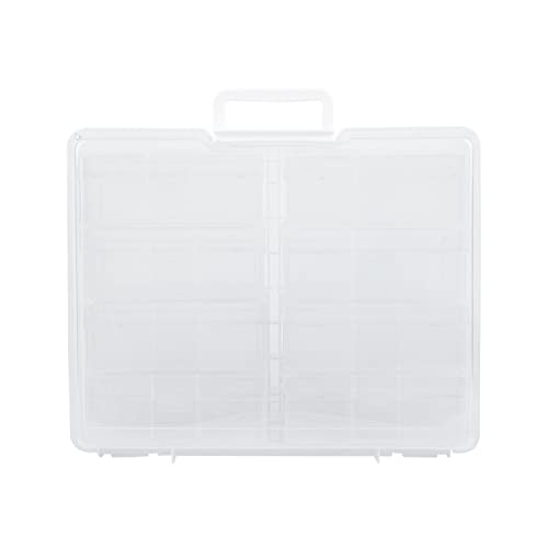 Naivees Photo Storage Case 4" x 6" Photo Storage Boxes Inner Photo Organizer Boxes Clear Plastic Picture Boxes Transparent Craft Keeper Photo Containers for Photos, Pictures,Art (8 Pack Inner Box)
