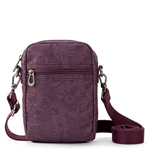 Sakroots Womens On the Go Mini Smartphone Crossbody, Plum Spirit Desert, One Size US
