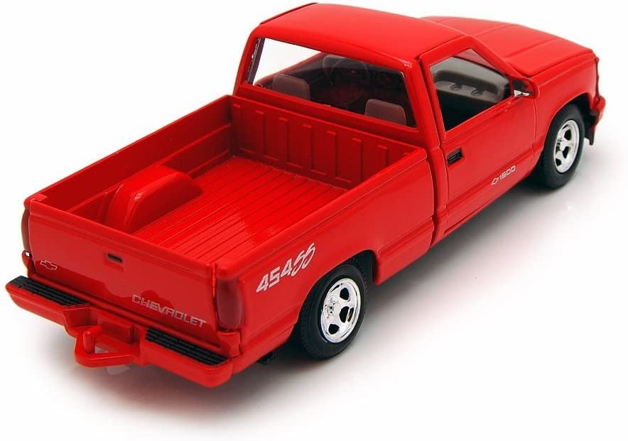 1992 Chevy 454SS Pick Up Truck, Red - Showcasts 73203 - 1/24 Scale Diecast Model Car by Motor Max