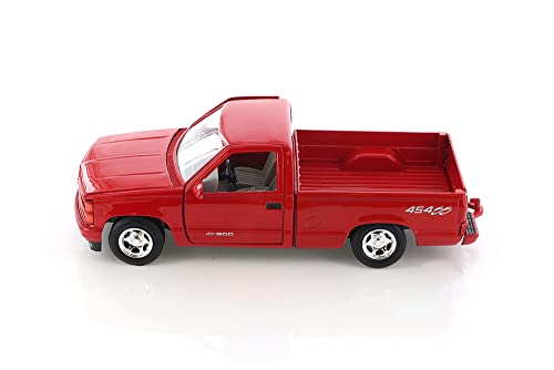 1992 Chevy 454SS Pick Up Truck, Red - Showcasts 73203 - 1/24 Scale Diecast Model Car by Motor Max