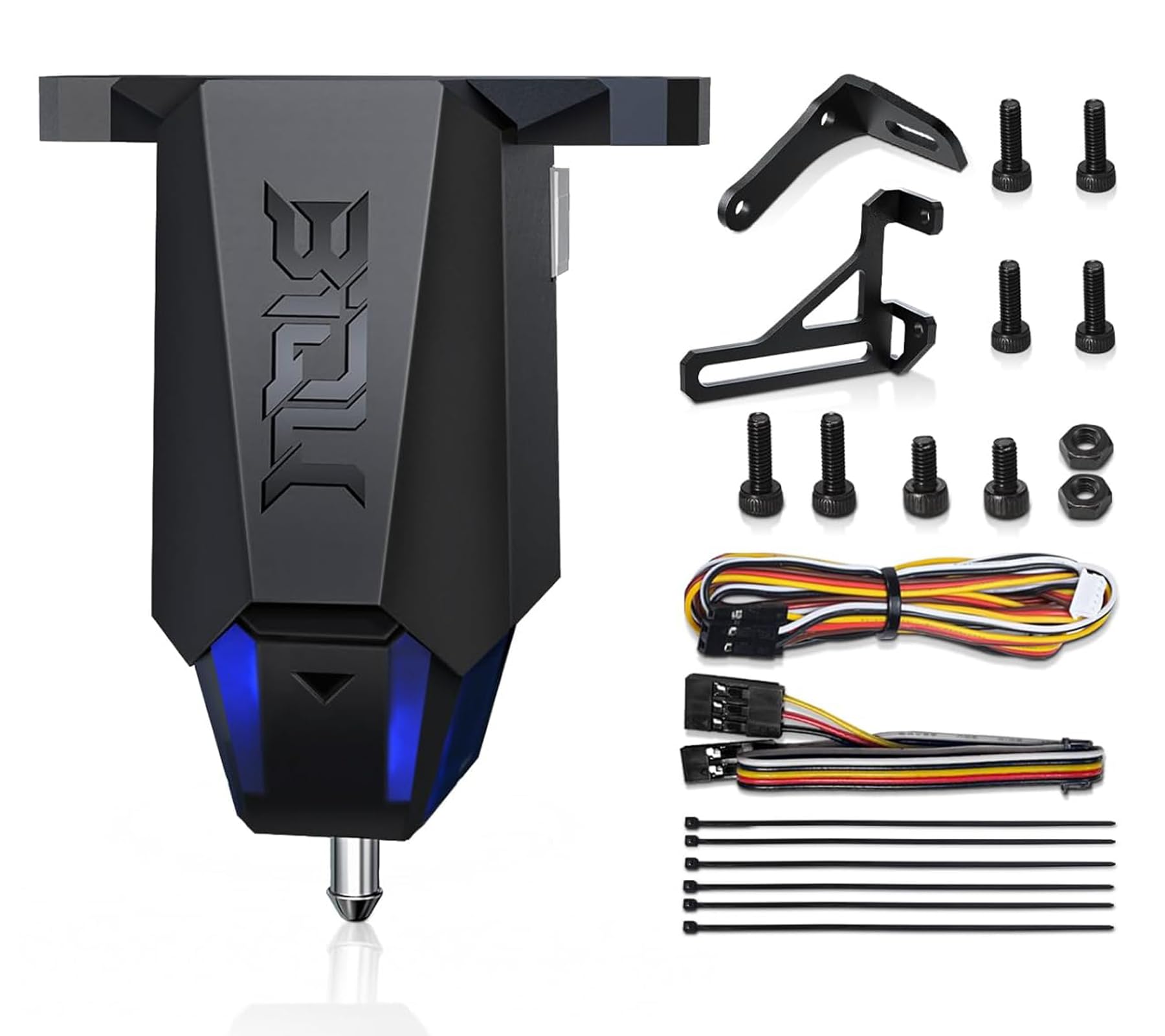 BIQU MicroProbe V2.0 + Mounting Bracket B1/ H2/ Ender-3/ Ender-3 V2 Auto Bed Leveling Sensor kit 3D Printer Leveling Tool for RatRig VC3 Voron 2.4