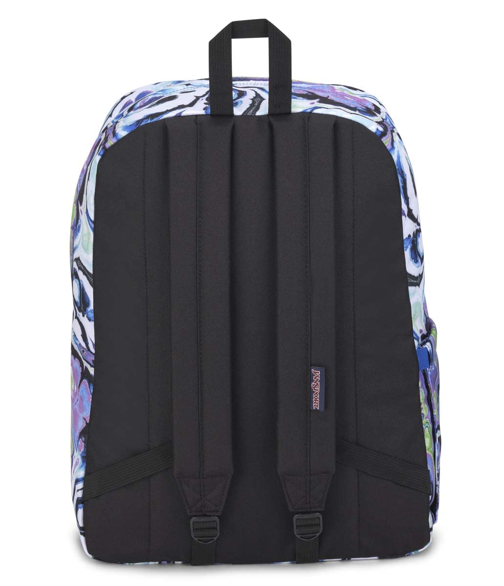 JanSport Superbreak Backpack - Durable, Lightweight Premium Backpack, Marble Mood Blue Iolite