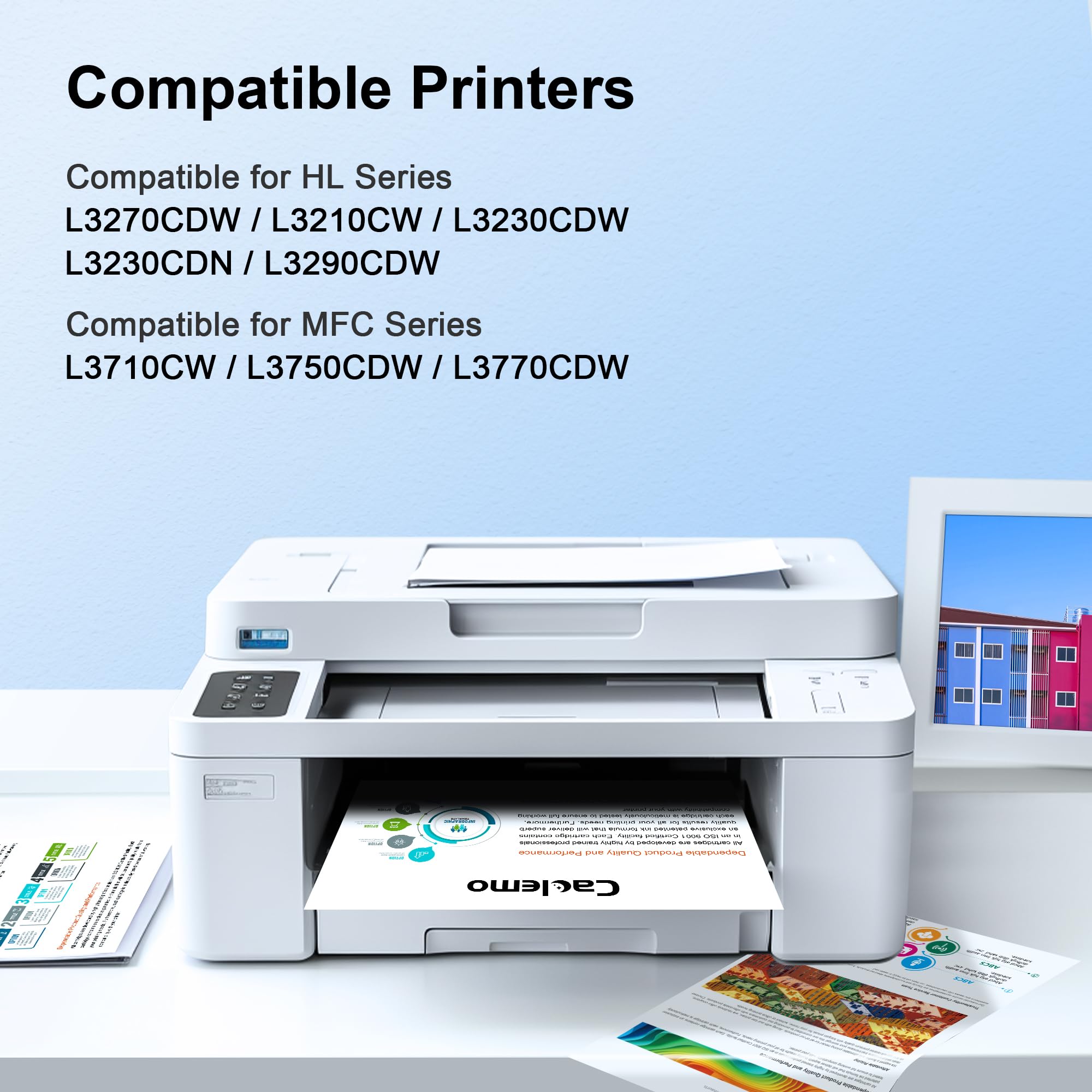 TN227 TN223 TN-227BK/C/M/Y High Yield Compatible Toner Cartridge Replacement for Brother TN227 TN223 TN 227 Compatible with MFC-L3770CDW MFC-L3750CDW MFC-L3710CDW HL-L3270CDW Printer, 5 Pack