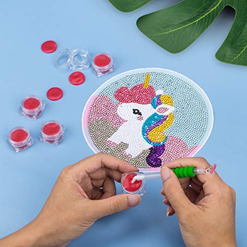 ANCIRS 6 Pack Diamond Painting Wax Storage Container Case with Glue Clay, Painting Glue Clay Organizer for Diamond Painting Embroidery Accessories