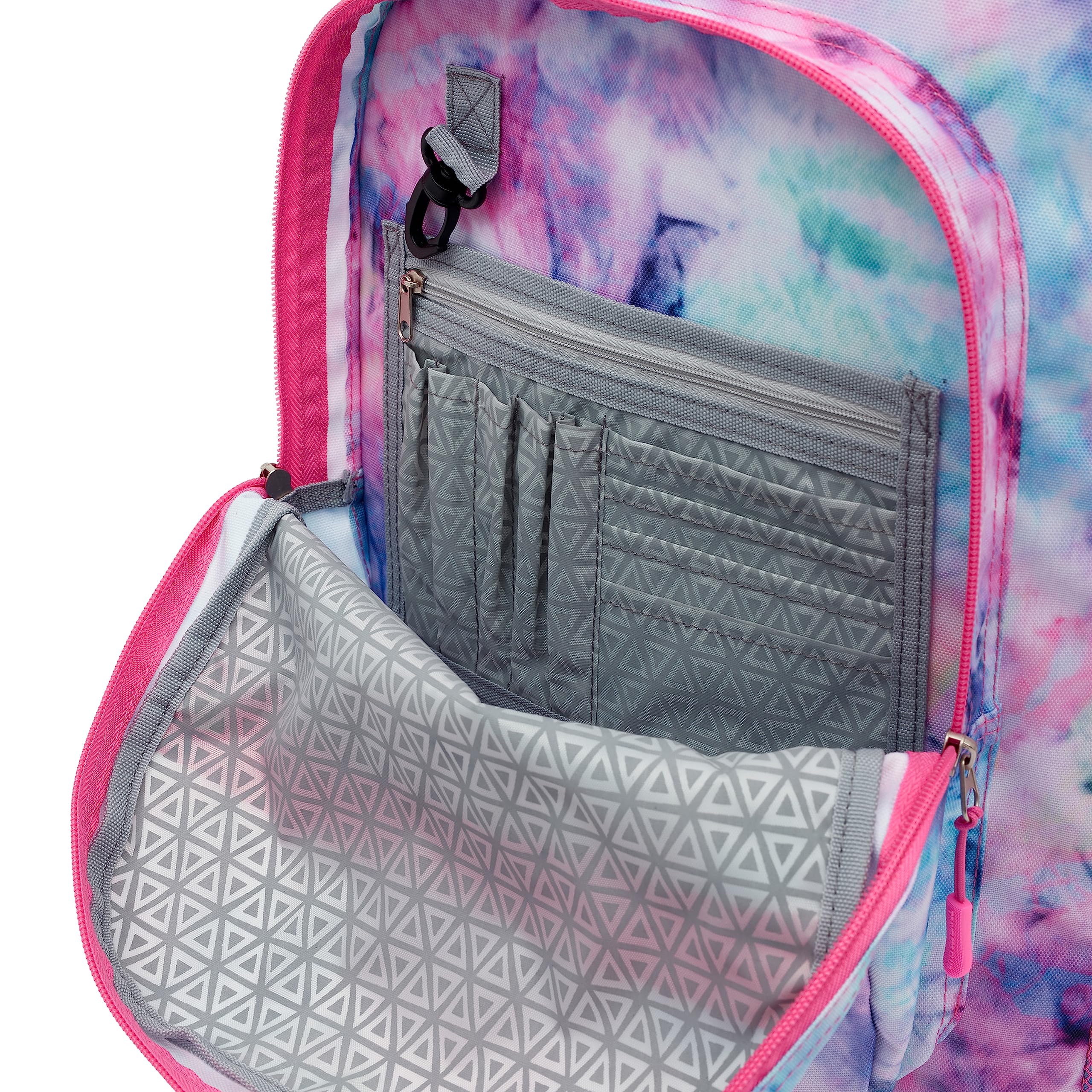 Travelers Club Rolling Backpack, Tie Dye, 18 Inch