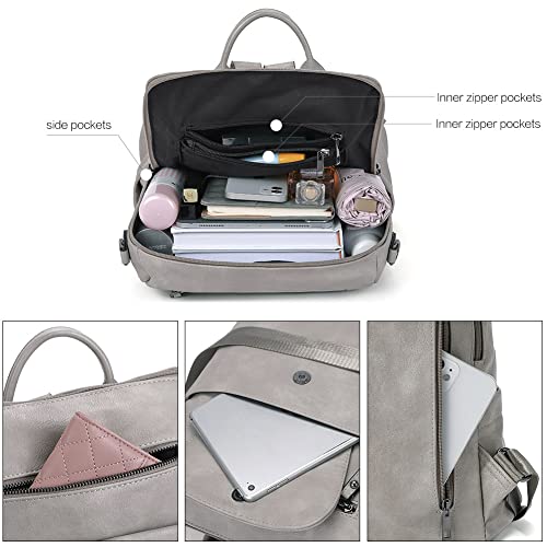 CLUCI Womens Backpack Purse Large Leather Travel Convertible Fashion Designer Ladies Purse