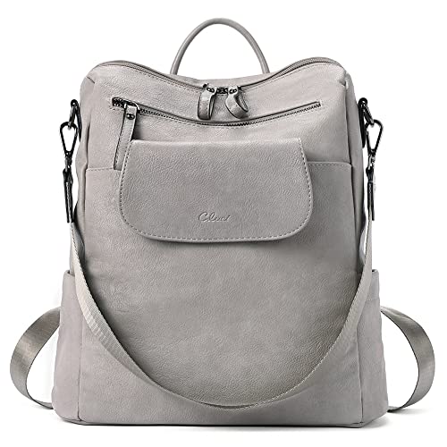CLUCI Womens Backpack Purse Large Leather Travel Convertible Fashion Designer Ladies Purse
