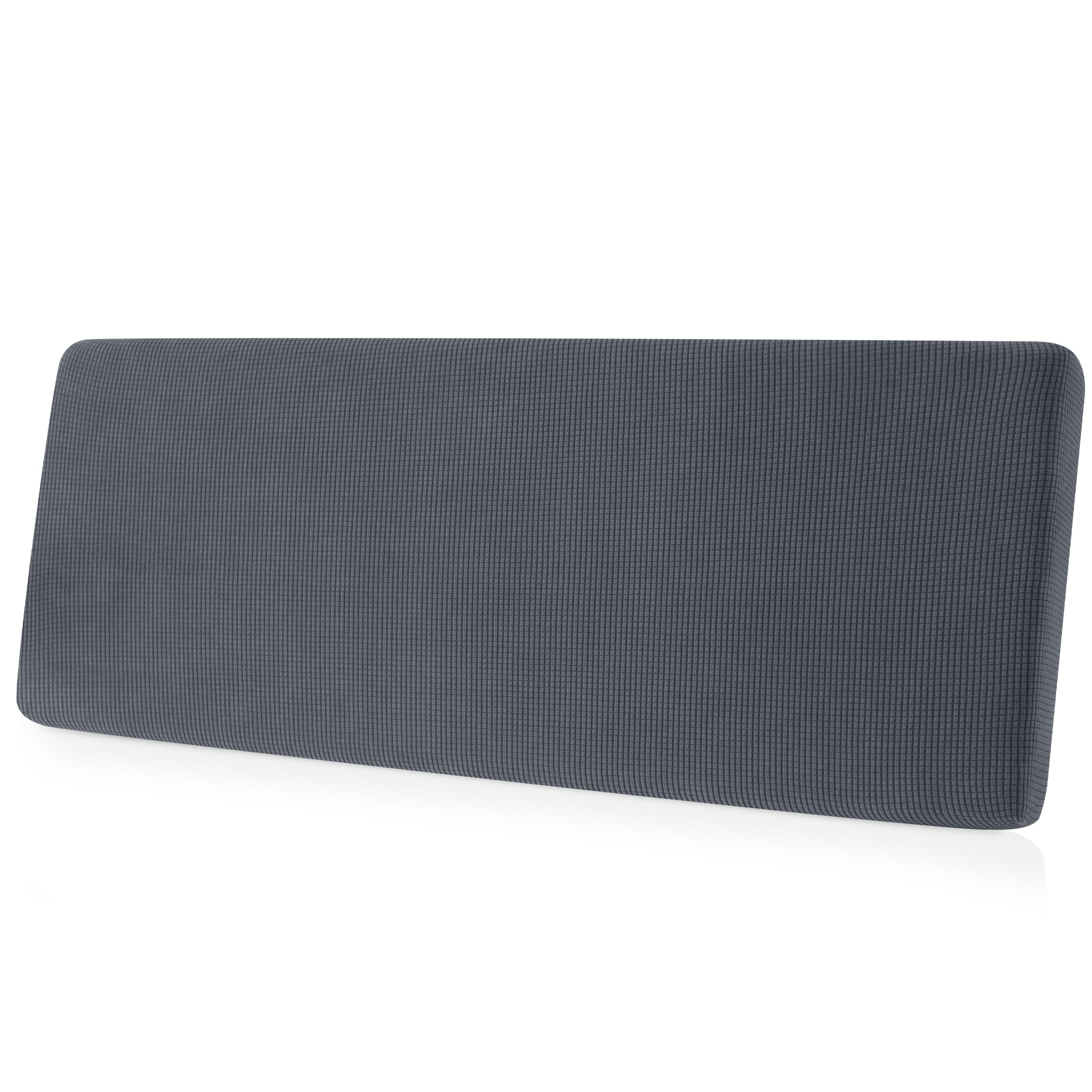 CHUN YI Stretch Loveseat Couch Cushion Cover Suitable for 2 Settee, Sofa Seat Slipcover with Spandex Jacquard Fabric(Medium,Grey)