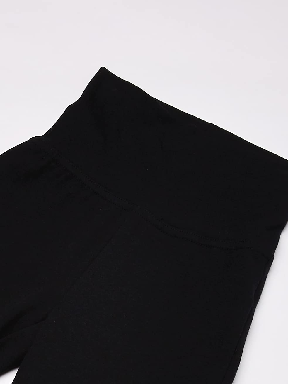 The Children's Place girls Uniform Active Foldover Waist Pants, Black Single, Medium US