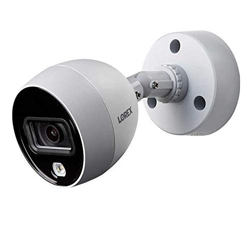 Lorex 4K Ultra HD 8-Channel DVR Security System with 6 Active Deterrence Cameras Color Night Vision - Smart Motion Detection and Home Voice Control (Renewed) Grey
