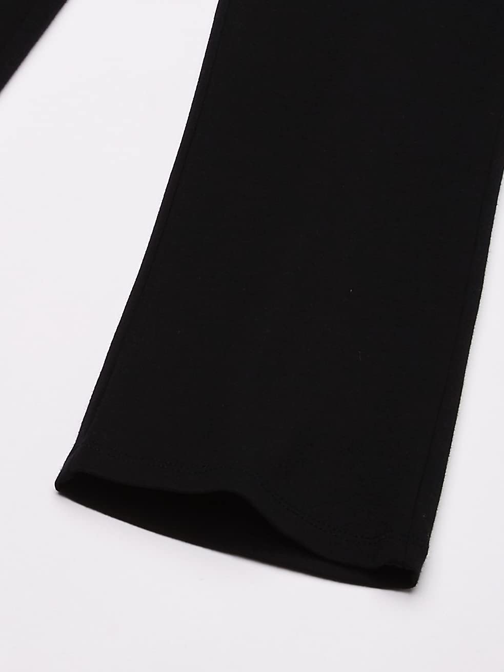 The Children's Place girls Uniform Active Foldover Waist Pants, Black Single, Medium US