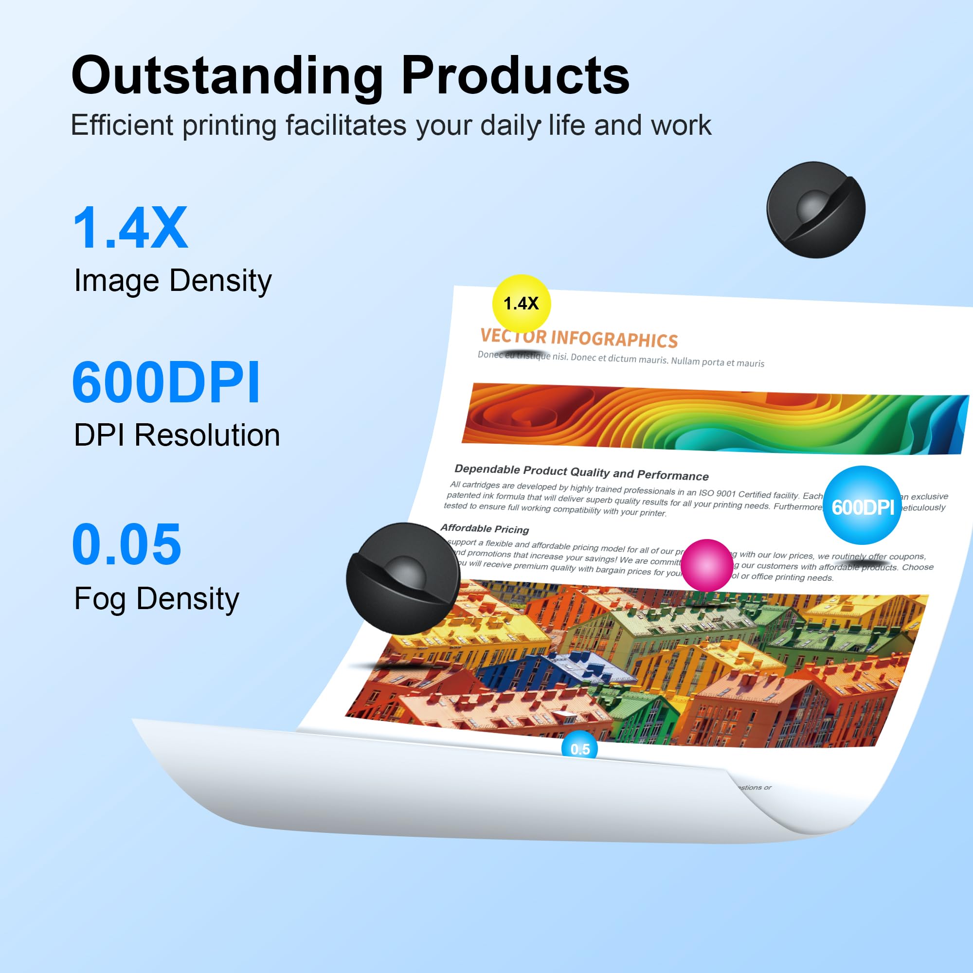 TN227 TN223 TN-227BK/C/M/Y High Yield Compatible Toner Cartridge Replacement for Brother TN227 TN223 TN 227 Compatible with MFC-L3770CDW MFC-L3750CDW MFC-L3710CDW HL-L3270CDW Printer, 5 Pack