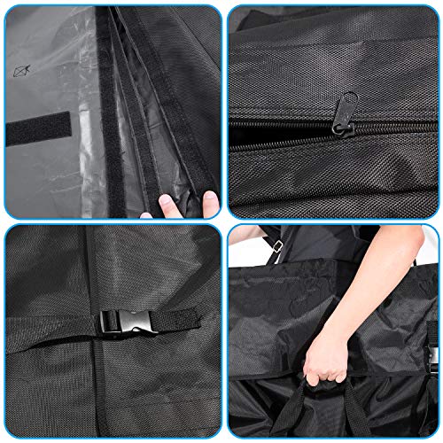 1st Place Products Premium Oversized Transport Case 38 x 50 Inches - Soft Sided - Water Resistant - Great for LCD Screens, Monitors, TVs, Picture Frames, Art Portfolio - Shoulder Strap & Carry Handles