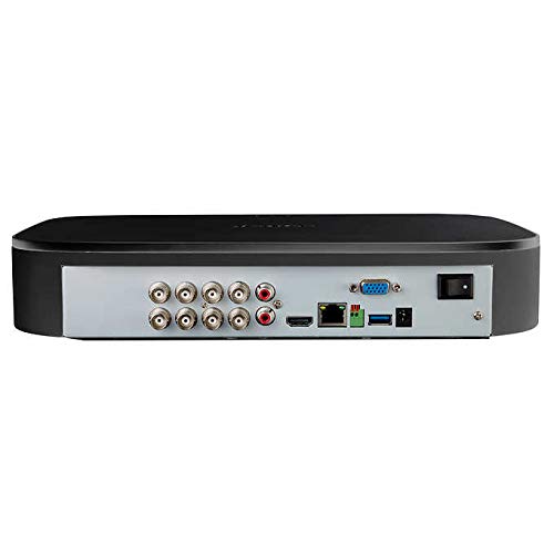 Lorex 4K Ultra HD 8-Channel DVR Security System with 6 Active Deterrence Cameras Color Night Vision - Smart Motion Detection and Home Voice Control (Renewed) Grey