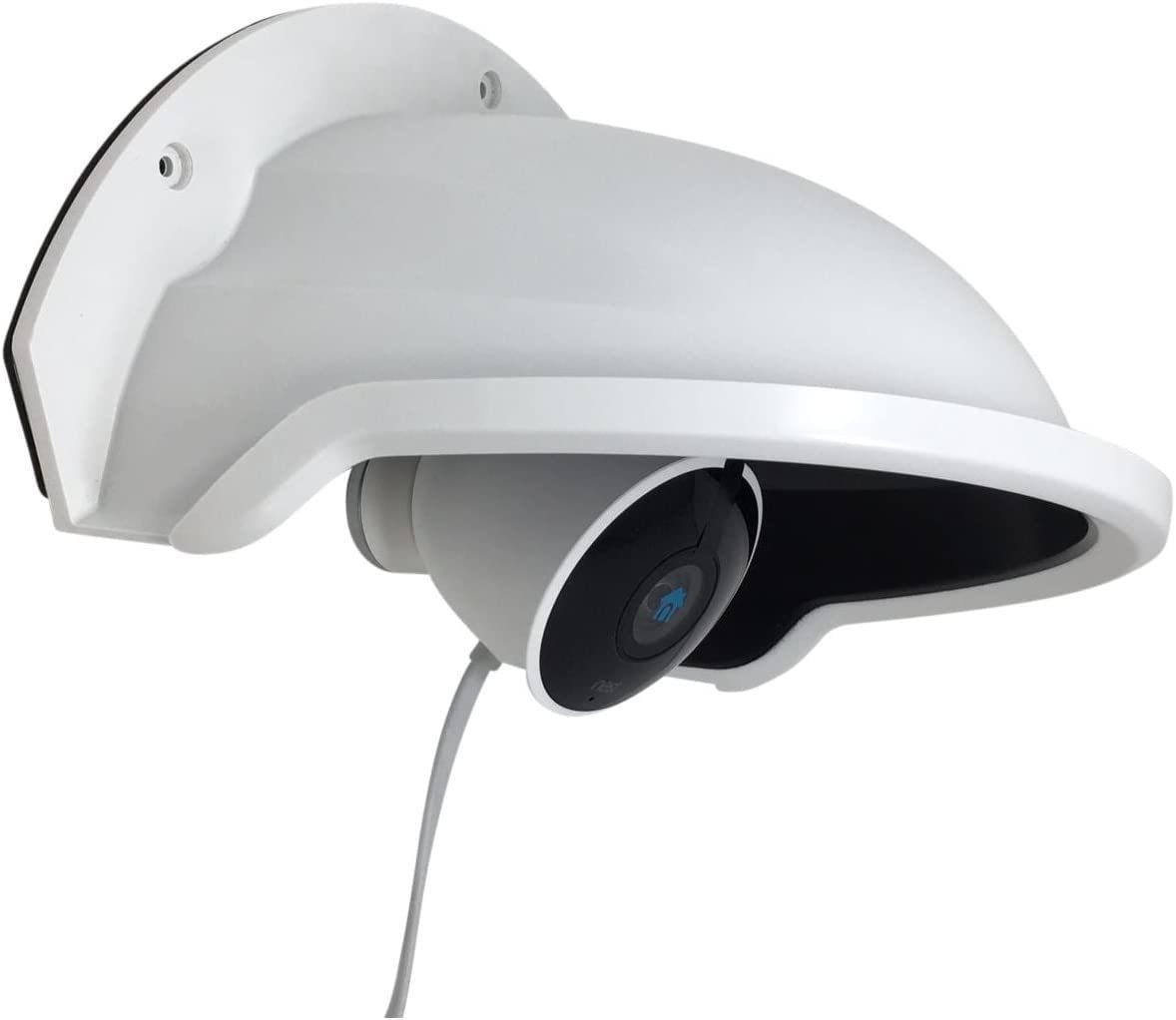 DS-1250ZJ SRS Universal Sun Rain Shade Outdoor Security Camera Cover Shield, Compatible with Hik Vision/Nest/Ring/Arlo/Dome/Bullet Camera, White