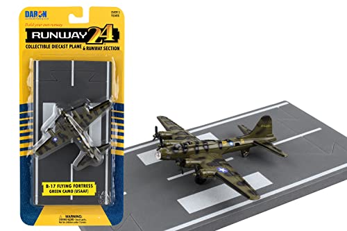 Daron Worldwide Trading Runway24 B-17 Vehicle, Olive