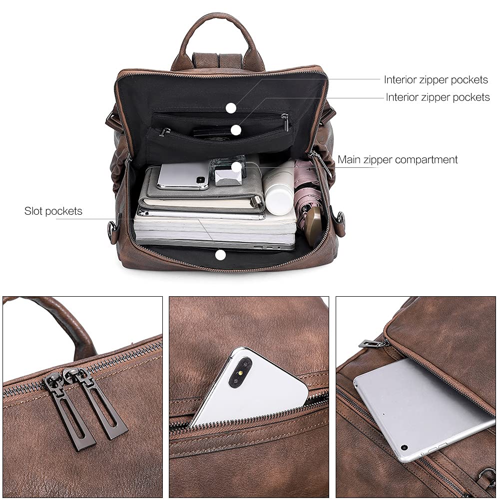 CLUCI Backpack Purse for Women Small Crossbody Bags for Women Trendy