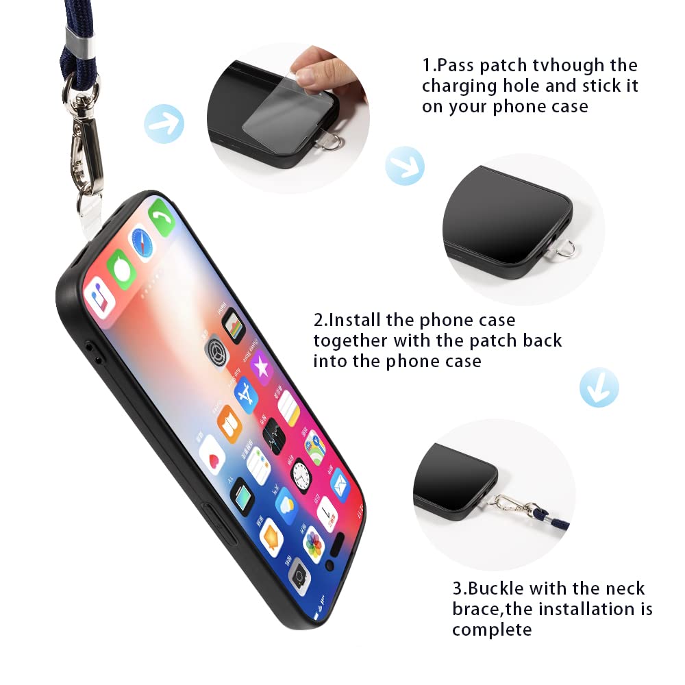 Shantime Doogee V20 Pro Case + Universal Mobile Phone Lanyards, Neck/Crossbody Soft Strap Silicone TPU Cover Bumper Shell for Doogee V20 Pro (6.43β)