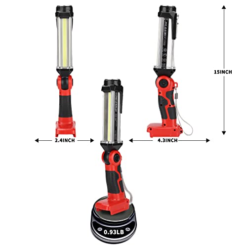 Taingwei 2000LM LED Work Light for Craftsman V20 Battery, 25W Flashlight for Camping, Car Repairing, Emergency and Job Site Lighting