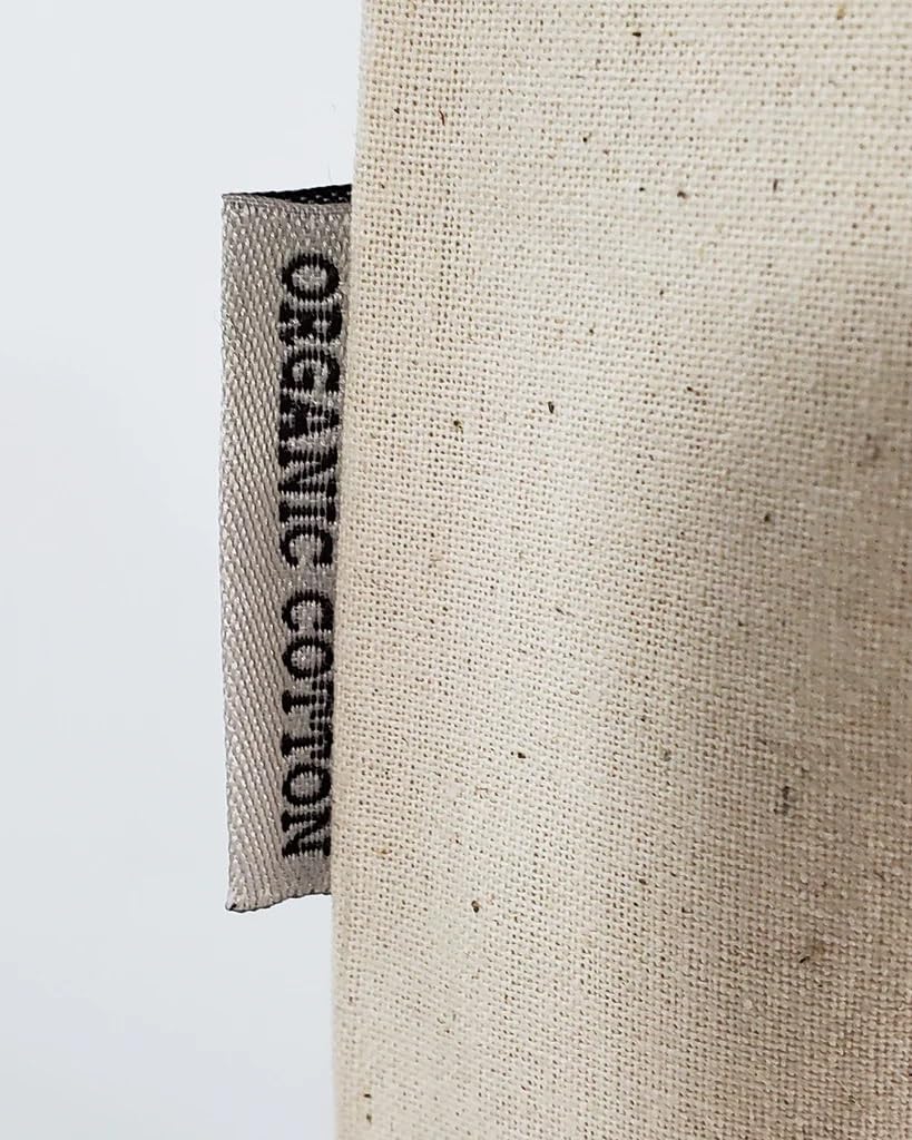 12 Pack Wholesale Organic Canvas Tote Bags Bulk with Handles, GOTS Certified Organic Cotton Totes Reusable Blank Cloth Fabric Bag