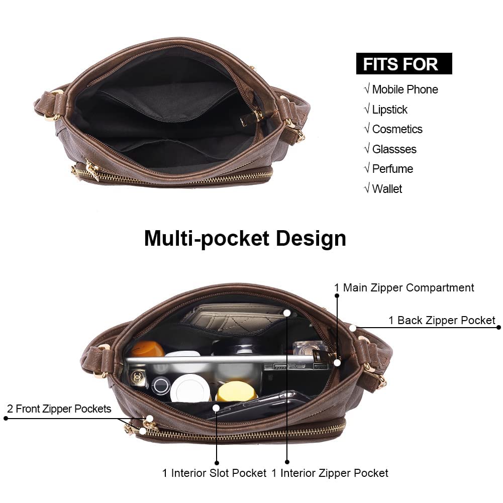 CLUCI Backpack Bundles with Crossbody Purse