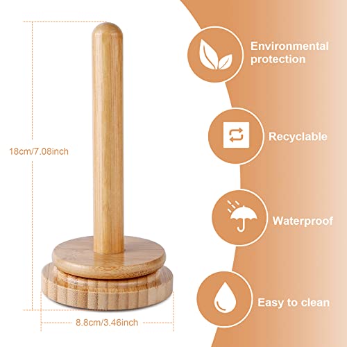 Joyeee Wood Yarn Holder with Twirling Mechanism Classic,Knitting Embroidery Accessory with Crochet Hook,Craft & Sewing Supplies