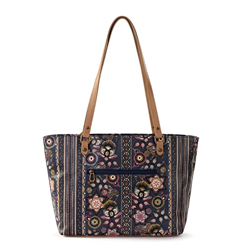 Sakroots Metro Tote Bag, Navy Tapestry World