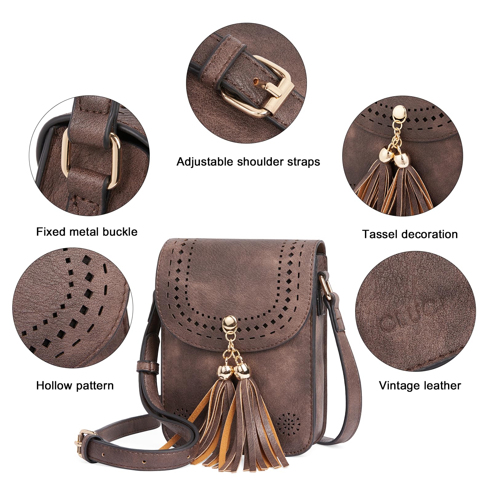 CLUCI Backpack Purse for Women Small Crossbody Bags for Women Trendy